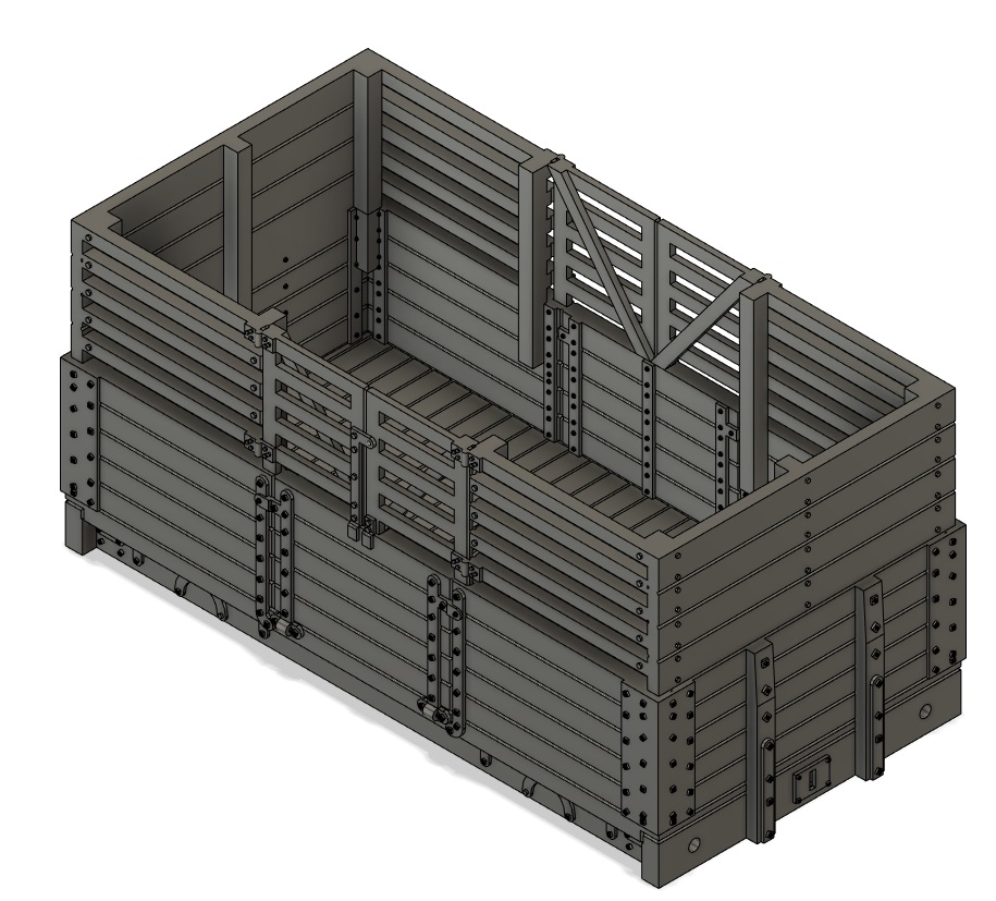Retooled SDJR/LMS Peat Wagon – Pre-Grouping Railways